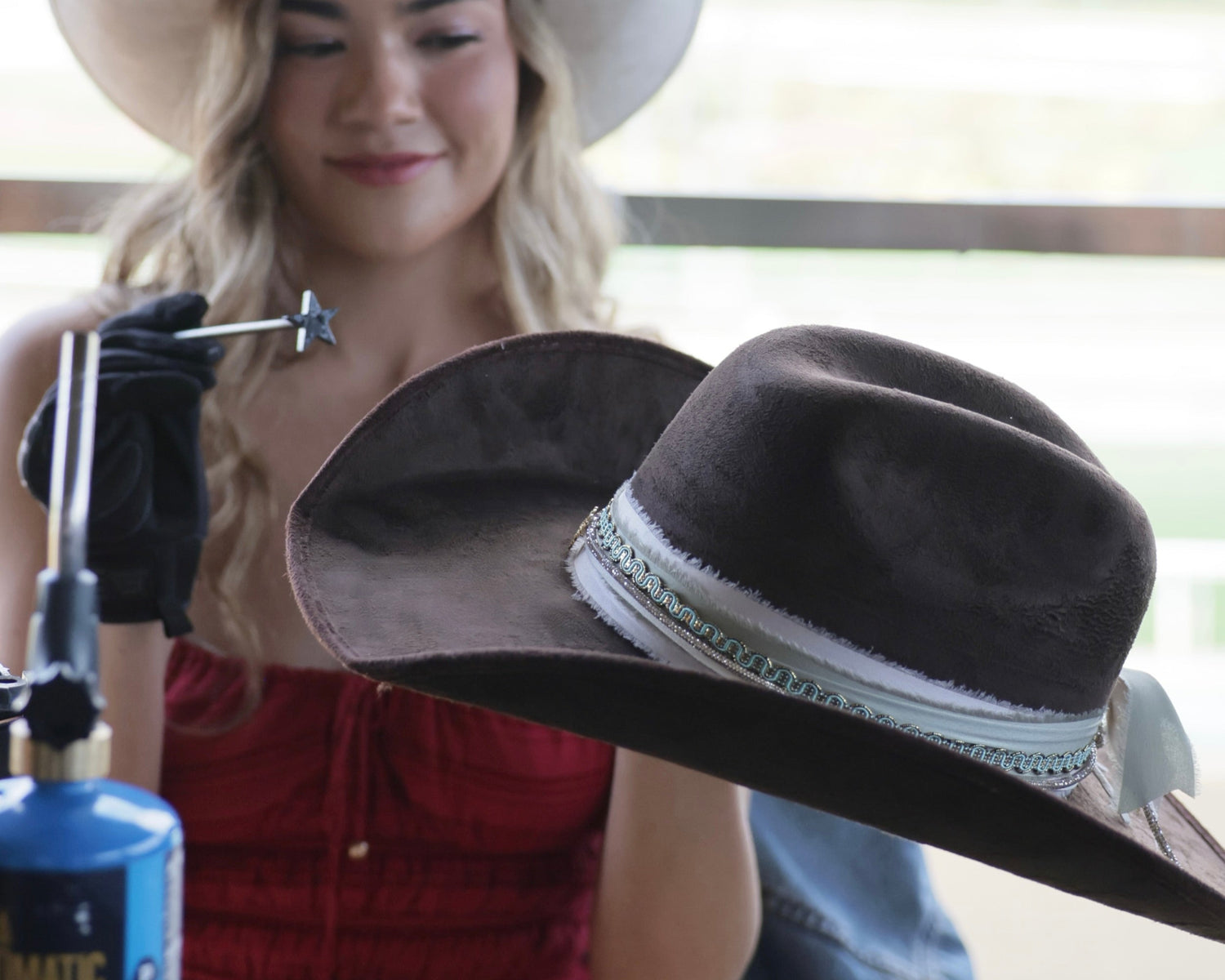 Custom Cowboy Hat Bar for events, private parties, weddings, pop-ups ...