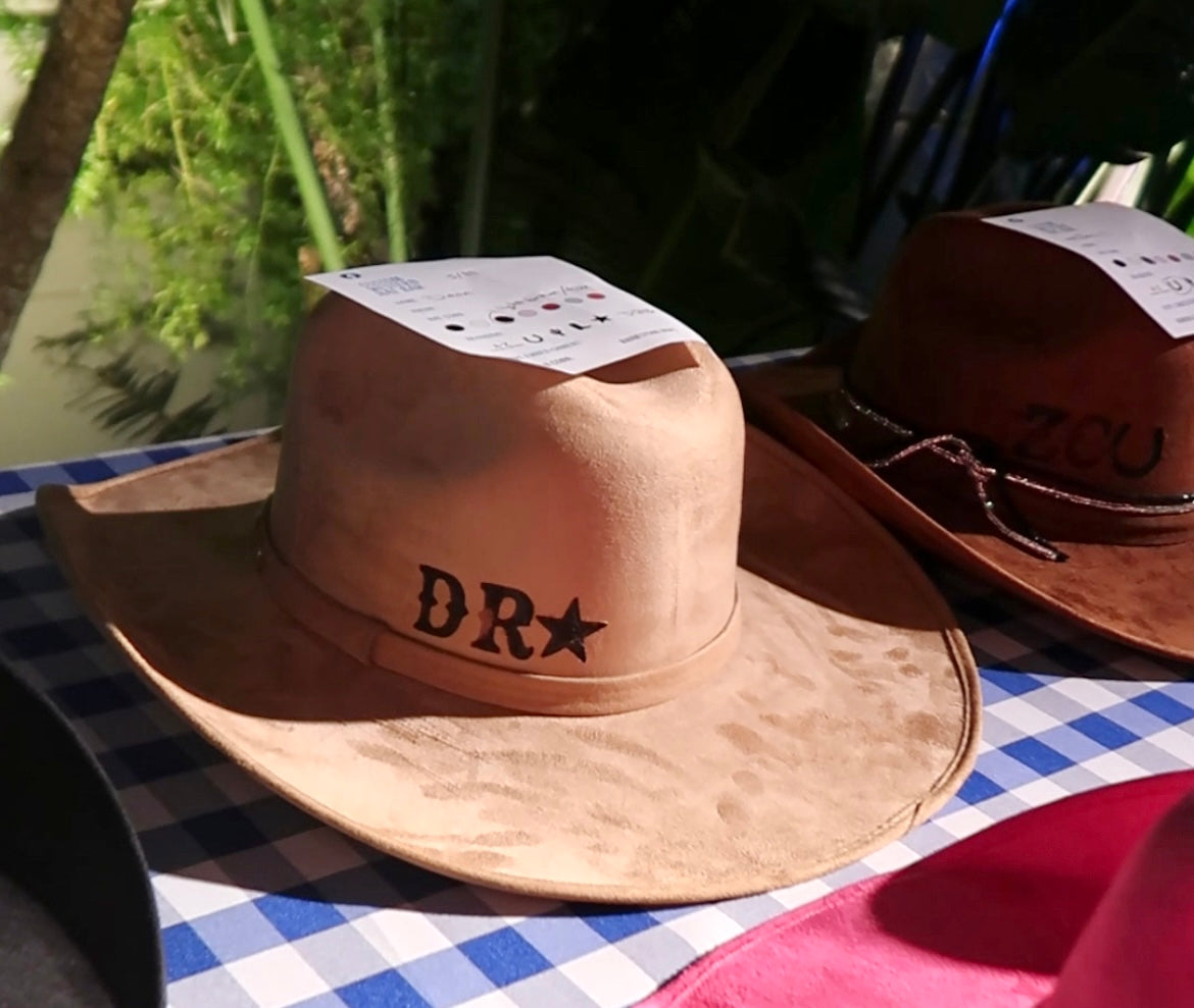 Custom Cowboy Hat Bar for events, private parties, weddings, pop-ups ...